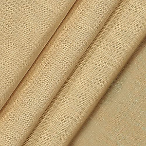 Vue Arashi Modern Boho Decorative Ombre Rod Pocket Window Curtain for Living Room (1 Panel), 52 in x 84 in, Gold