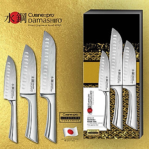CUISINE::PRO® Damashiro® Santoku Knife (3 Piece Set)