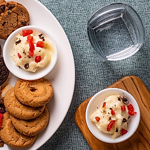 DELLING Dipping Bowls Sets of 12 1.2 Oz Porcelain Dip Soy Sauce Dishes & Bowl Small Cups for Sushi Tomato Sauce, Soy, BBQ -Chip and Dip Serving Bowl Set,White