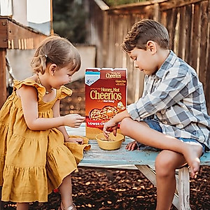 Honey Nut Cheerios Cereal, Limited Edition Happy Heart Shapes, Heart Healthy Cereal With Whole Grain Oats, Mega Size, 29.4 oz