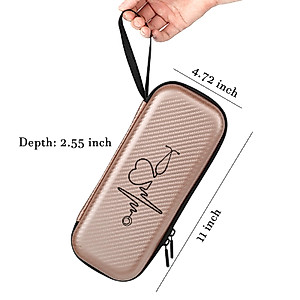 CDBXPRG Stethoscope Case for 3M Littmann Classic III,Stethoscope Carrying Case for Nurse Gift,Lightweight Stethoscope Travel Holder for Lightweight II S.E (Pink)