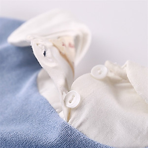 Auro Mesa Baby & Little Boy Girl Peter Pan Collar Knit Sweater Romper Outfit Clothes Twin Baby Clothing Jumpsuit Boutique 0-18M