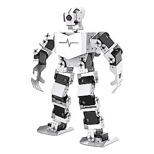 HIWONDER AI Intelligent Visual Humanoid Robot for Raspberry Pi, Supports Python Programming, PC Software, App and VNC Remote Desktop Control DIY Robot Kits for Teens and Adults(Standard Kit)