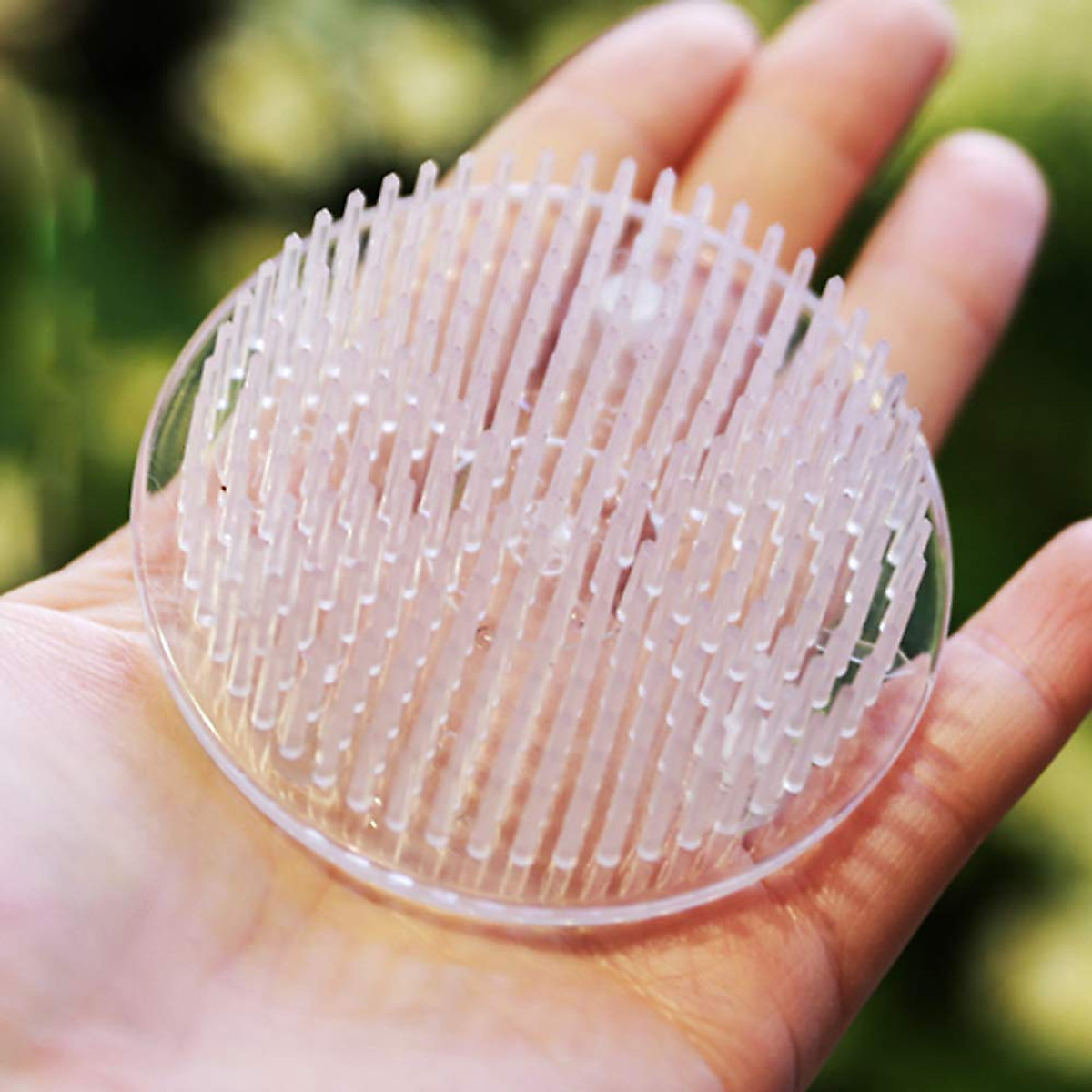 Set of 2 Flower Frog Clear Plastic Pin Frog Flower Arrangement Holder 2.76" Inch (70mm)