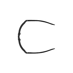 UA Recon Square Sunglasses, Matte Black Frame w/ Gray Lenses (1374555)