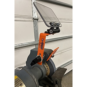 ATS Machine Safety Solutions Small Universal Bench Grinder Eye Shields and Eye Shield Mounting Assembly for 6-inch Power Bench Grinders, (UGS-1)