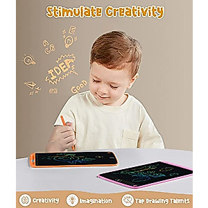 LCD Writing Tablet, 10-Inch Doodle Board, 3-Pack Toddler Toys, Educational Learning Drawing Tablet for Kids, Christmas and Birthday Gifts for 2 3 4 5 6 7 8 9 10 Years Old Boys and Girls