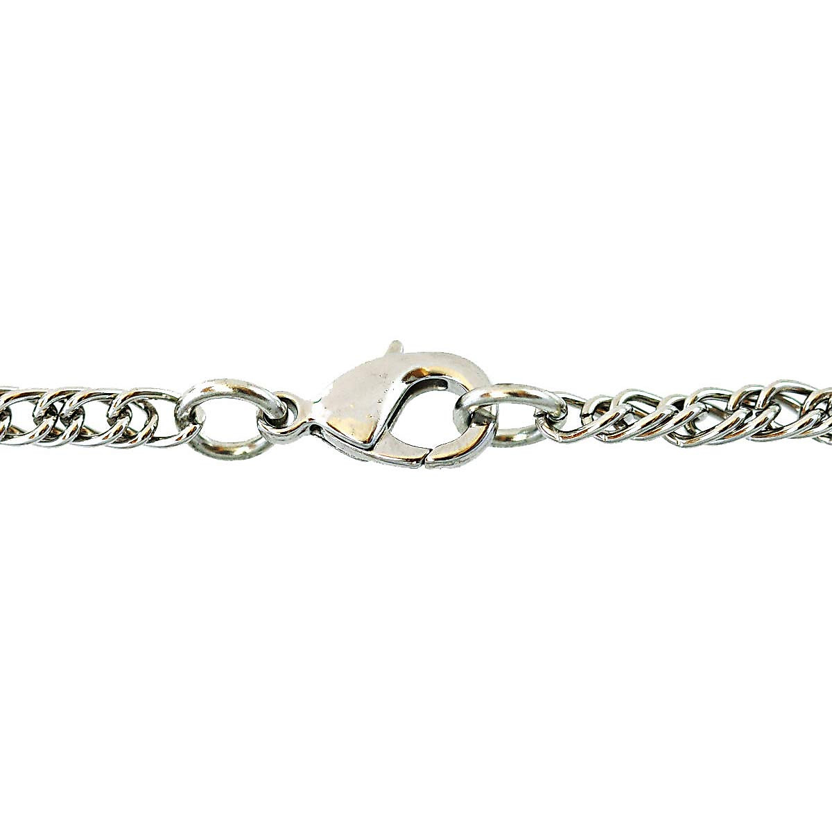 Silver Walking Liberty Half Dollar Coin Silvertone Pendant Necklace