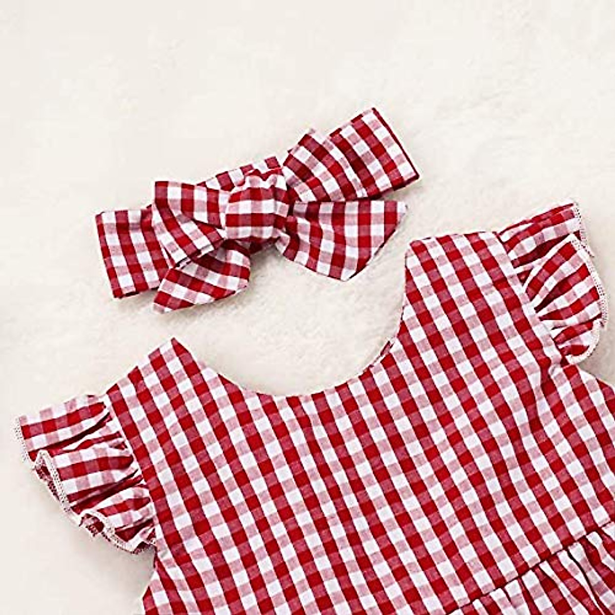 Baby Girls Summer Short Outfits Ruffle Floral Short Sleeve+Ripped Patchwork Denim Shorts Pants with Headband 3Pcs Set