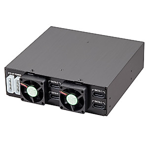 Syba 4 Bay 2.5” SATA Hard Drive Mobile Rack Mount for 5.25" Drive Bays, for HDD SSD SY-MRA25038