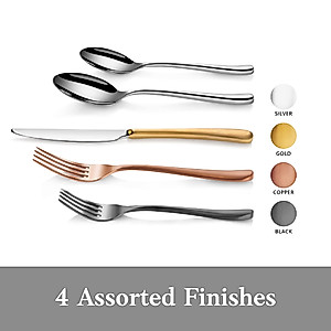 Artaste 56518 Rain II Forged 18/10 Stainless Steel Flatware 36-Piece Set, Service for 12