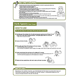 DONGSUNG Herb Speedy Color Cream (Soft Black, 1 Pack), PPD-Free Ammonia-Free Vegan Hair Dye with Sun Protection, Odorless, Gentle for Sensitive Scalp, No Eye or Scalp Irritation