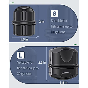 Pawfly Aquarium Magnetic Brush for Glass Fish Tanks 1.8 Inch Stain Scrubber Pads Floating Cleaning Tool for 4/5 Inch Thick Fresh & Marine Aquariums up to 30 Gallons (Not for Acrylic & Plastic Tanks)