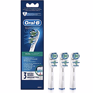 Oral B Dual Clean Brush Heads, 3 Count - 2 Packs