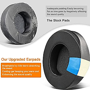 SOULWIT Cooling Gel Earpads Replacement for Razer Thresher Ultimate/Dolby 7.1/Xbox One/Tournament Edition Gaming Headset/Headphones, Ear Pads Cushions with High-Density Foam