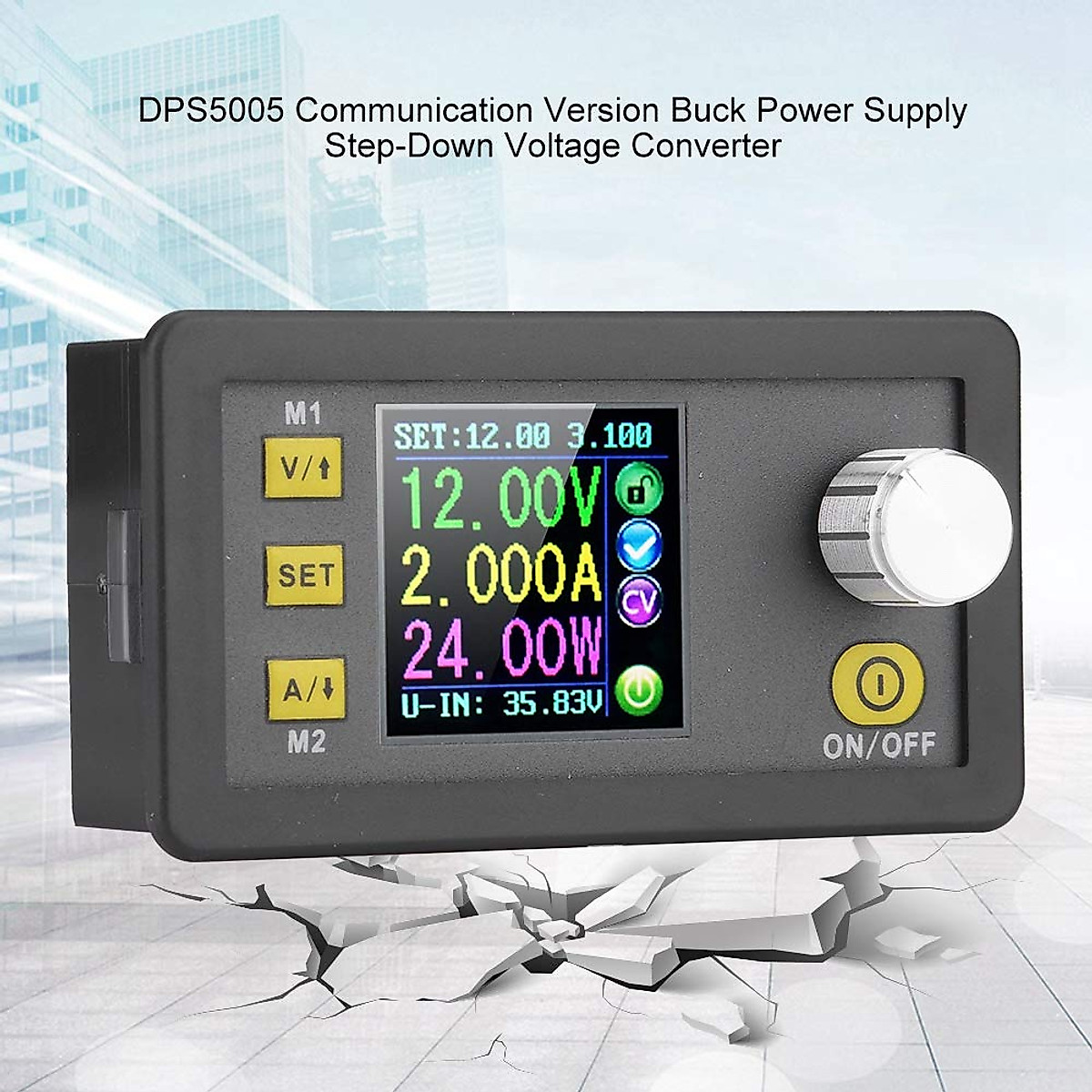 Communication Version Numerical Control Voltage Power Supply Adjustable Volt Transformer Step Down Voltage Converter Power Regulator Panel(DPS5005-USB-BT)