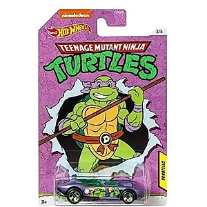 Hot Wheels Teenage Mutant Ninja Turtles TMNT Complete Set of 5 Vehicles
