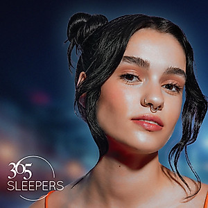 365 Sleepers 316L Surgical Steel 20G 18G 16G 14G 6mm-12mm BCR Ball Closure Septum Hinged Segment Nose Lip Ring Hoop Unisex Earrings Body Piercing Jewelry