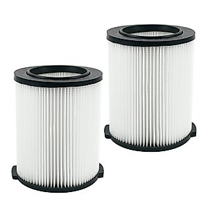 VF4000 Replacement Cartridge Filter for ridged 72947 Wet Dry Vac 5 to 20-Gallon 6-9 Gal husky Compatible with RV2400A RV2600B WD5500 WD0671，2 Pack