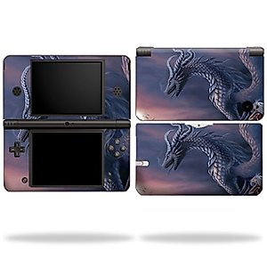 MightySkins Skin Compatible with Nintendo DSi XL wrap Sticker Skins Dragon Fantasy