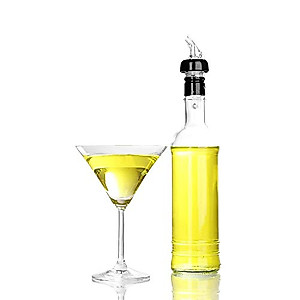 Tiger Chef 1-1/4 Oz Measured Liquor Pourer Tail with Collar Liquor Spout Pourer