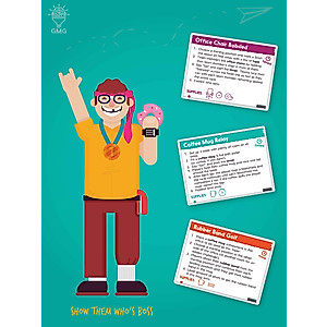 Office Decathlon Game by Gray Matters Games, Office Game for Coworkers, Olympic-Inspired Team Building Game for Work with Fun Ice Breaker Activities