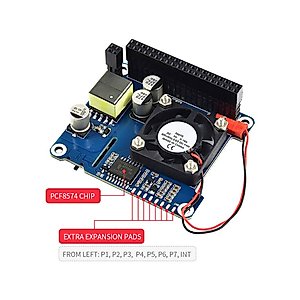 Power Over Ethernet HAT (B) for Raspberry Pi 3B+/4B,802.3af Compliant Power Over Ethernet Accessory Power Sourcing Equipments Needed