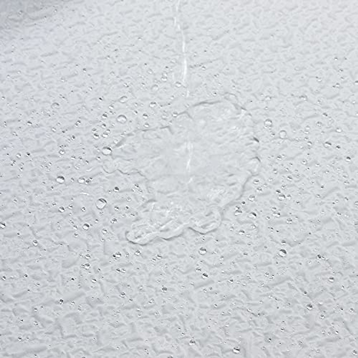 SUMGAR White Shower Curtain Farmhouse Modern Fabric Cloth Bathroom Curtains Set with Hooks 3D Embossed Textured Polyester Ruffle Like Decorative Washable Waterproof Summer Luxury Bath Curtain 72"x72"