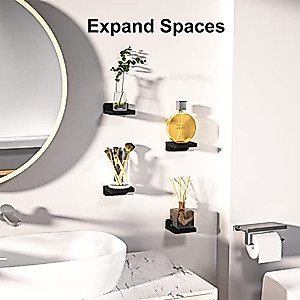 SRIWATANA U Shelves Set of 3 and Small Floating Shelves Set of 4