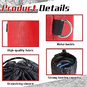 Tanlade 2 Pcs Arborist Throw Bag Throw Line Storage Bag Drawstring Safety Throw Rope Rescue Bag for Tree Rock Climbing High Limb Throwing