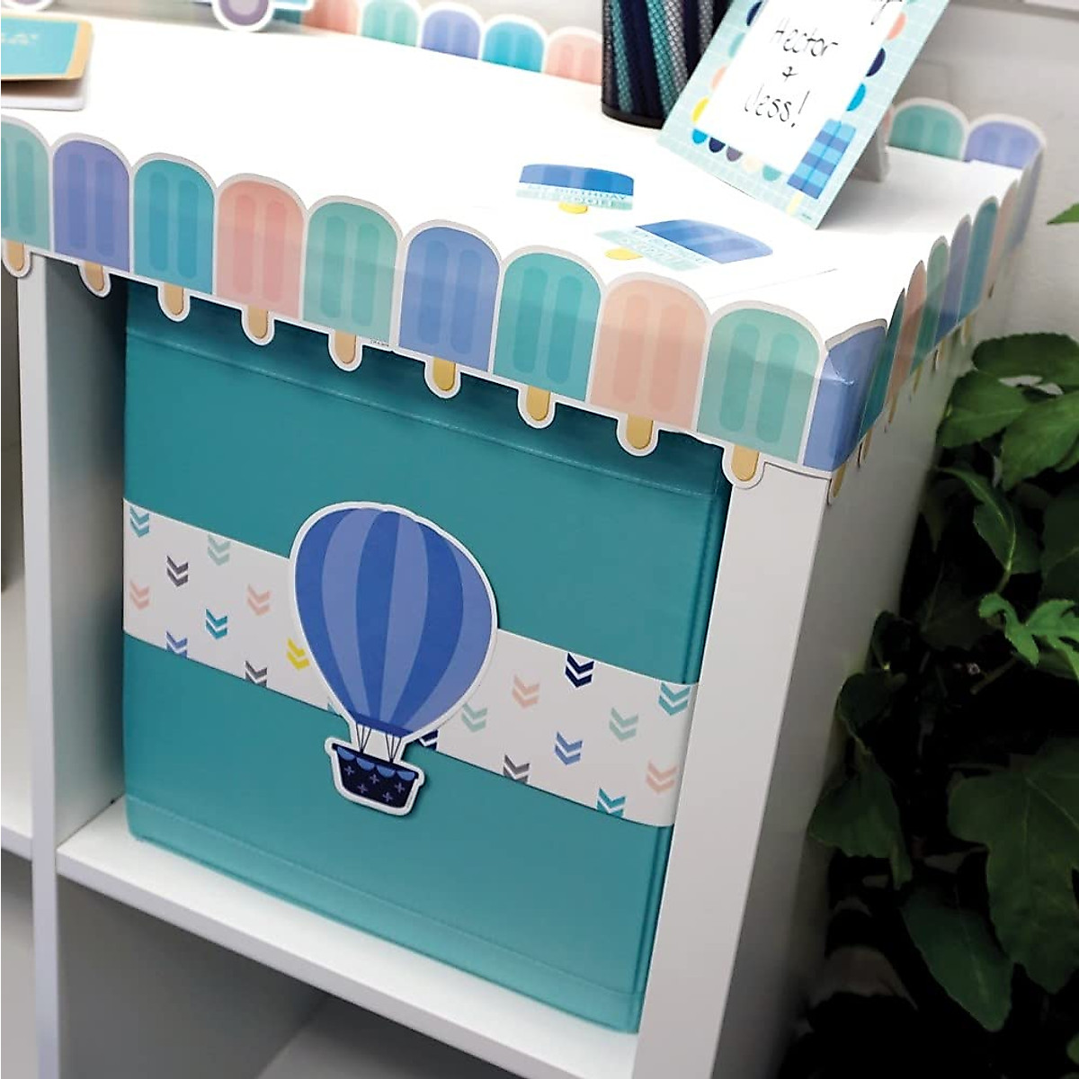 Creative Teaching Press Calm & Cool Hot Air Balloons Cut Outs, 6 in, CTP 8666