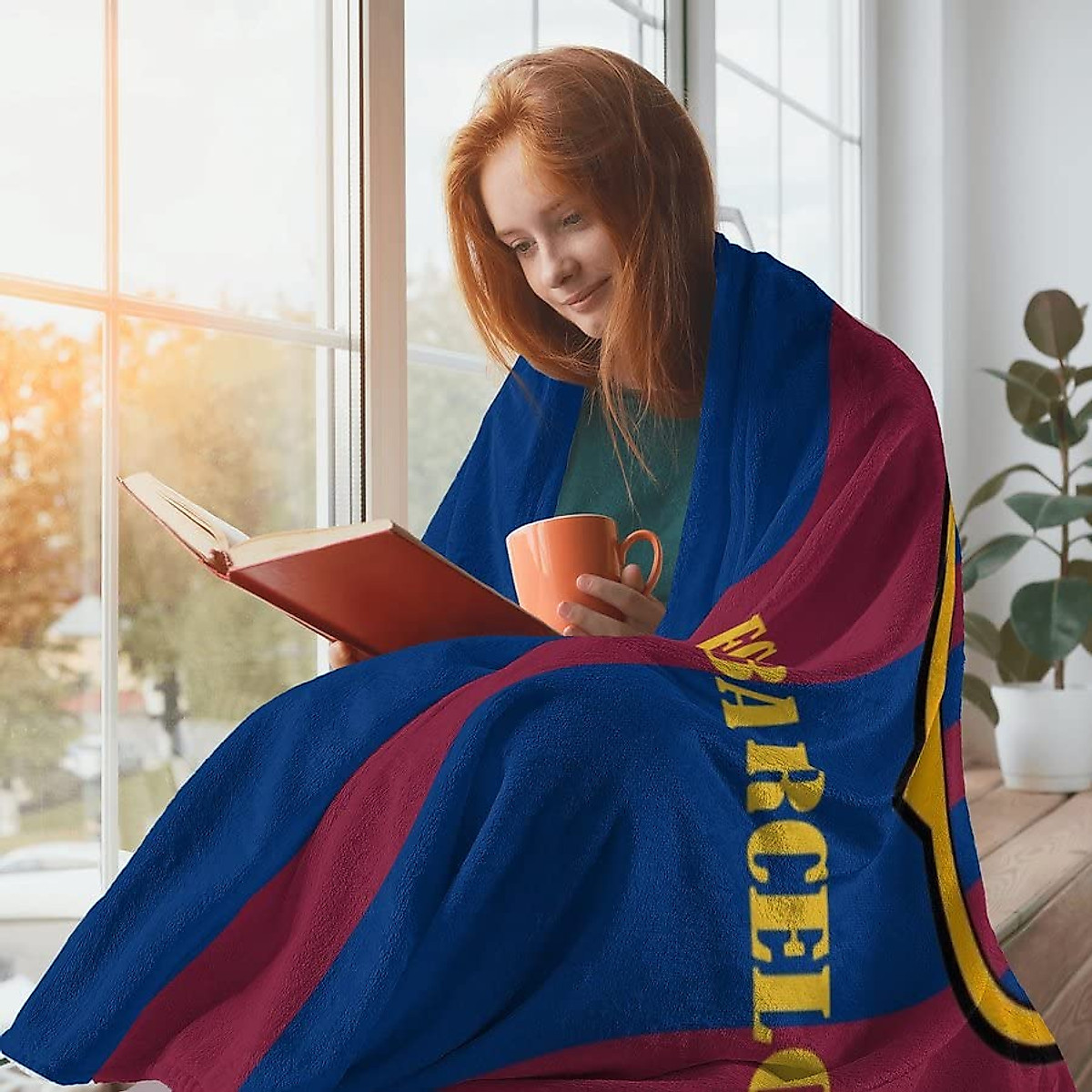 Gymtmwn FC Blanket Plush Throw Size Blanket 50"X60"