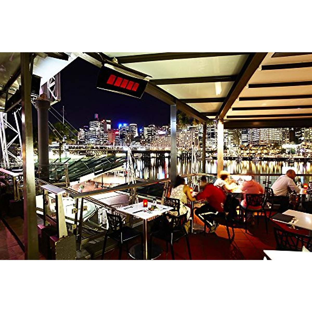 Bromic Heating BH0110003-1 Smart-Heat Platinum 500 Radiant Infrared Patio Heater, Natural Gas, 39800 BTU