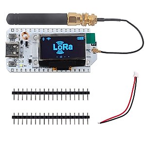 DIYmalls 915 ESP32 LoRa OLED Board V3 Type-C SX1262 + 915MHz LoRa Antenna U.FL IPEX to SMA for Arduino IOT LoraWan Gateway, not Compatible with LoRa 32 V2