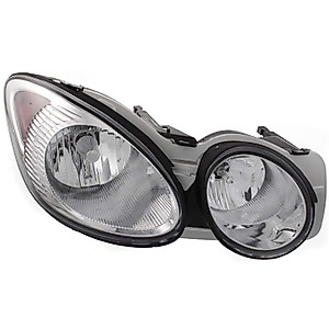 Evan Fischer Driver and Passenger Side Headlight Compatible with 2005-2007 Buick LaCrosse & 2005-2007 Allure - GM2518142, GM2519142