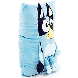 Bluey Snuggle Pillow - Super Soft Plush Decorative Throw Pillow - Measures 15 Inches (Official Bluey Product)