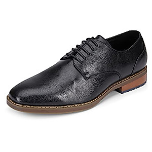 Van Heusen Men's Geraldo Shoes, Black, 10.5