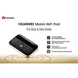 Original Unlocked Hua WEI WiFi 2 Pro E5885LS-93A E5885 300Mbps 4G LTE Mobile WiFi Hotspot Black