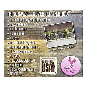 BRÖÖ Craft Beer Thickening Shampoo - 8.5 fl.oz.(250 ml) - Citrus Creme