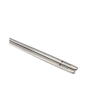 Snow Peak Titanium Chopsticks - Essential & Durable Camping Cutlery - Titanium Chopsticks with Carry Case for Convenient Storage & Packing - Utensils for Camping, HIking & Home