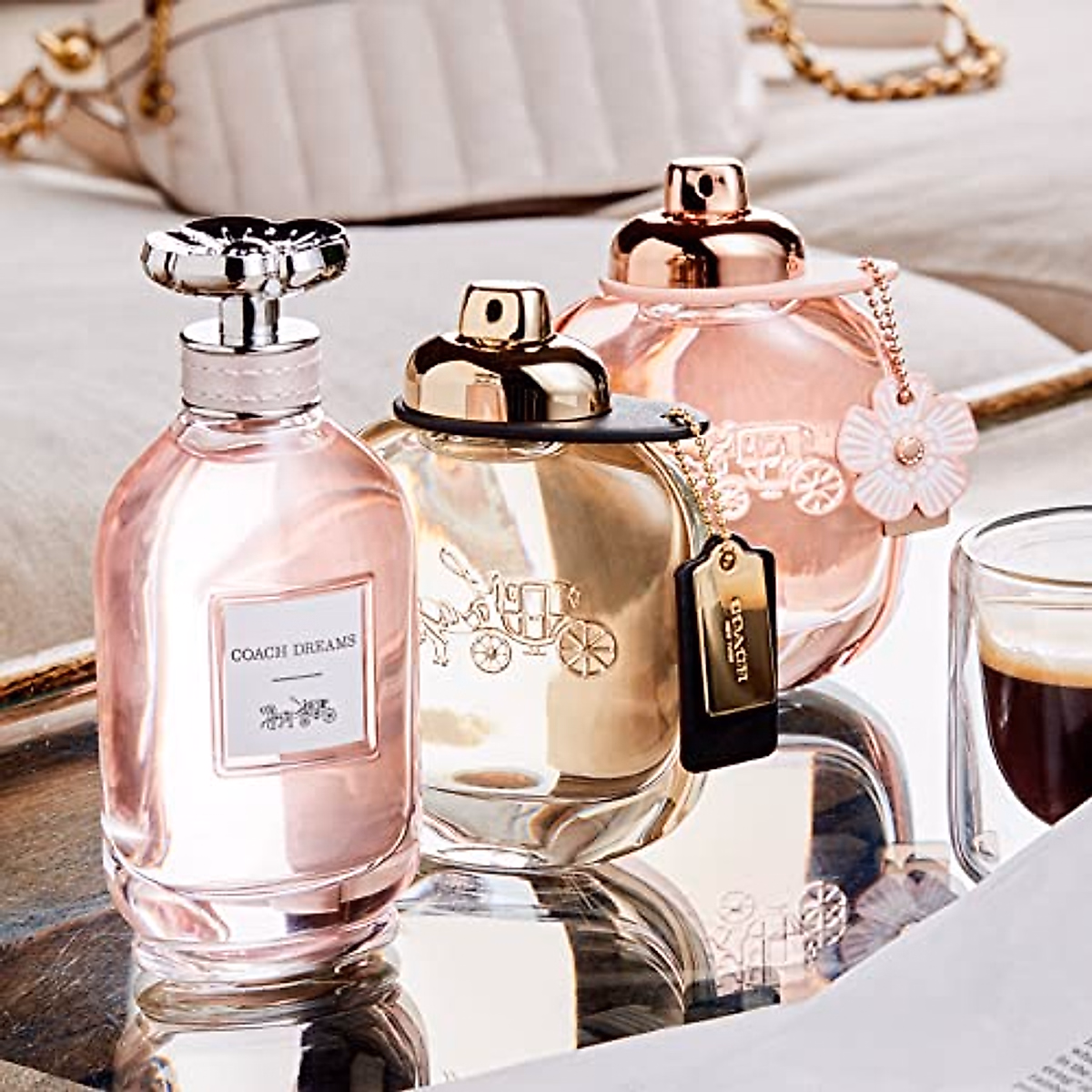 Coach Dreams Eau de Parfum - Long Lasting Fragrance with notes of Juicy Pear, Gardenia & Joshua Tree - Floral & Woody - 1.3 fl. oz.