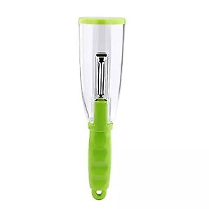peeler for vegetables and fruits- Perfect collector of peels of vegetables and fruits in kitchen. In a clean and easy way-Peeling and slicing potatoes, carrots, apples, etc