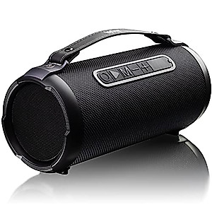 Tyler Wireless Bluetooth Speaker Water Resistant Long Range 300 watt Rechargeable Boombox USB MP3 Micro SD AUX Inputs Fm Radio Sound & Bass Carry Strap Lightweight for Home Outdoor Stereo