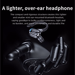 Wireless Earbud,Sports Bluetooth 5.3 Headphones,Bluetooth Earbud with Mic Deep Bass,in Ear Wireless Earphones Noise Cancelling Headphones,Ear Buds with Earhooks IP7 Waterproof for iPhone/Android