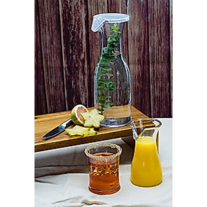 Lillian Tablesettings 1 Acrylic Plastic Carafe With Lid-12 Oz | Clear | 1 Pc, 12 oz, 0