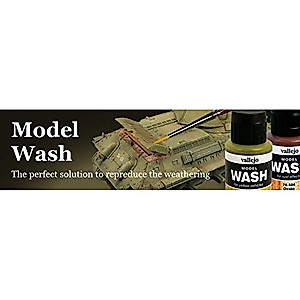Vallejo Oiled Earth Model Wash, VJ76521, 1.18 Fl Oz (Pack of 1)