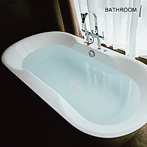 2PCS Kitchen Sink Stoppers, 4.8 Inch Drain Plug Natural Rubber Sink Drain Stopper, Sink Water Stopper, Bathtub Stopper, Sink Drain Cover for Kitchen, Bathroom and Laundry