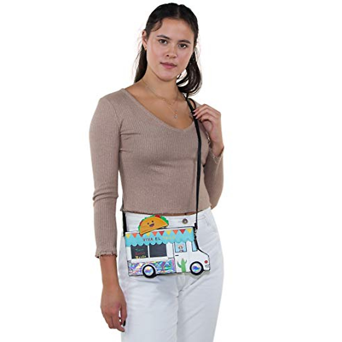 Taco Truck Cross Body Bag One Size