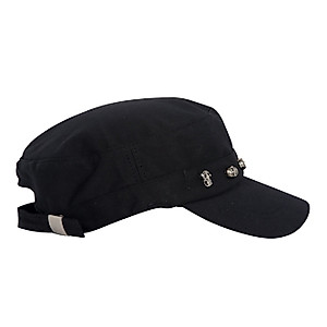 Gravity Threads Skull Pins Black Cadet Cap