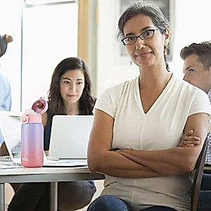 Sprouts Kids Water Bottle - 11Oz, Insulated Stainless Steel Bottle, Leakproof, Perfect for Kids Lunch Bag (Purple-pink)